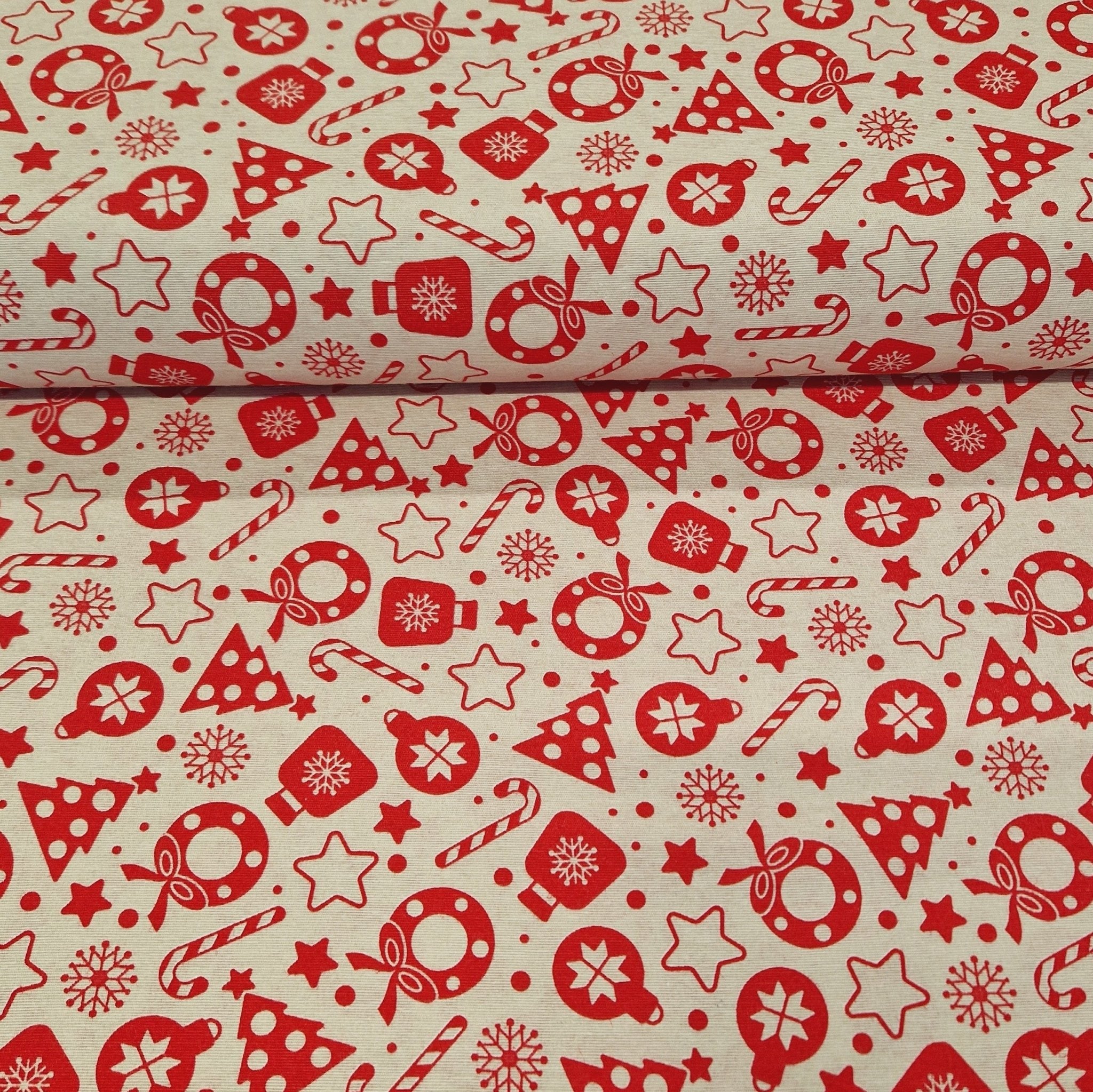 Christmas Canvas Collection - Christmas Icons – The Fabric Counter