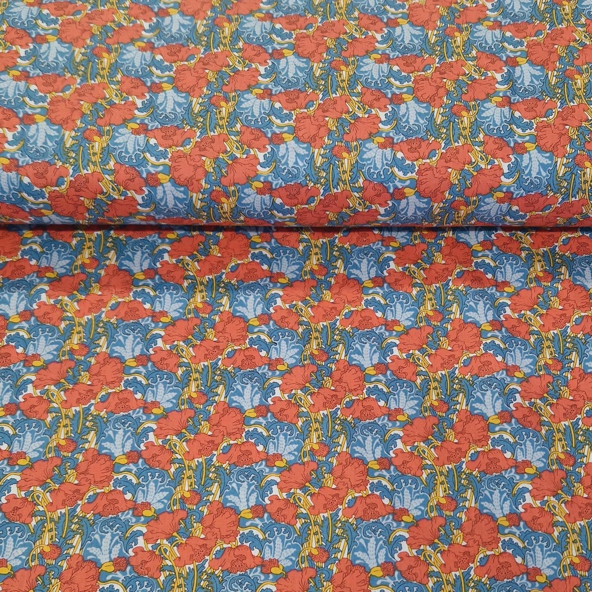 100% Cotton Digital Print - Liberty Inspired Floral – The Fabric Counter