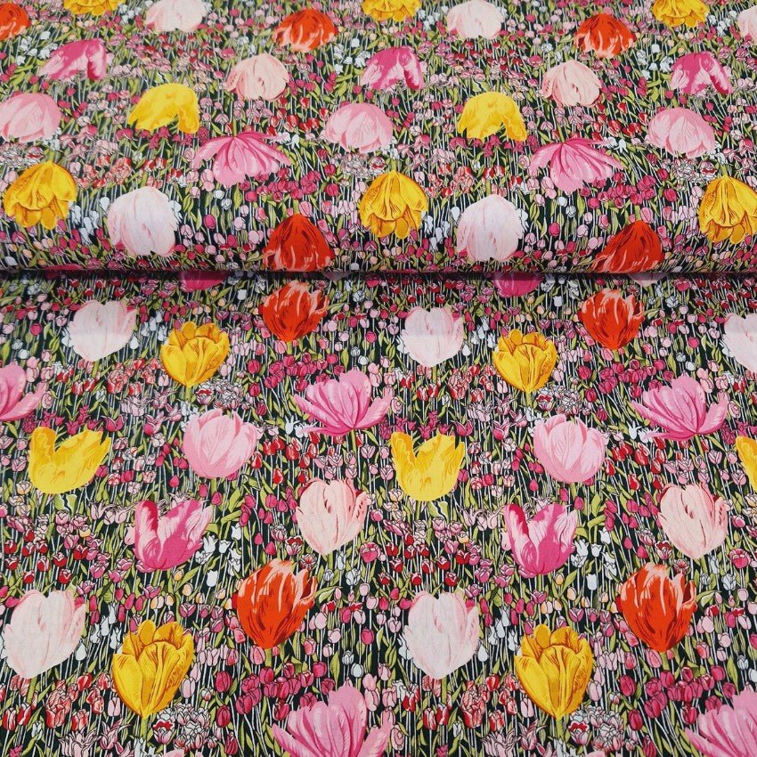 100% Cotton Digital Print - Tulips – The Fabric Counter
