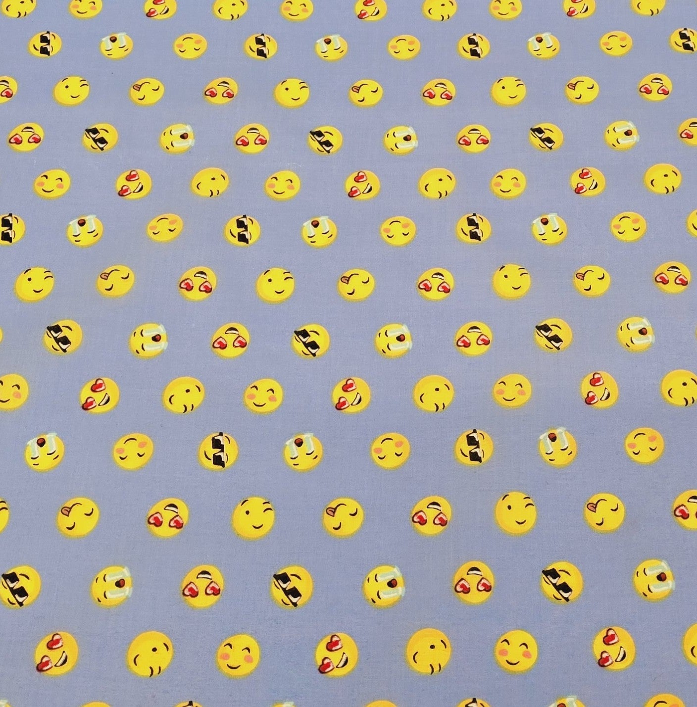 Polycotton - Emoji – The Fabric Counter