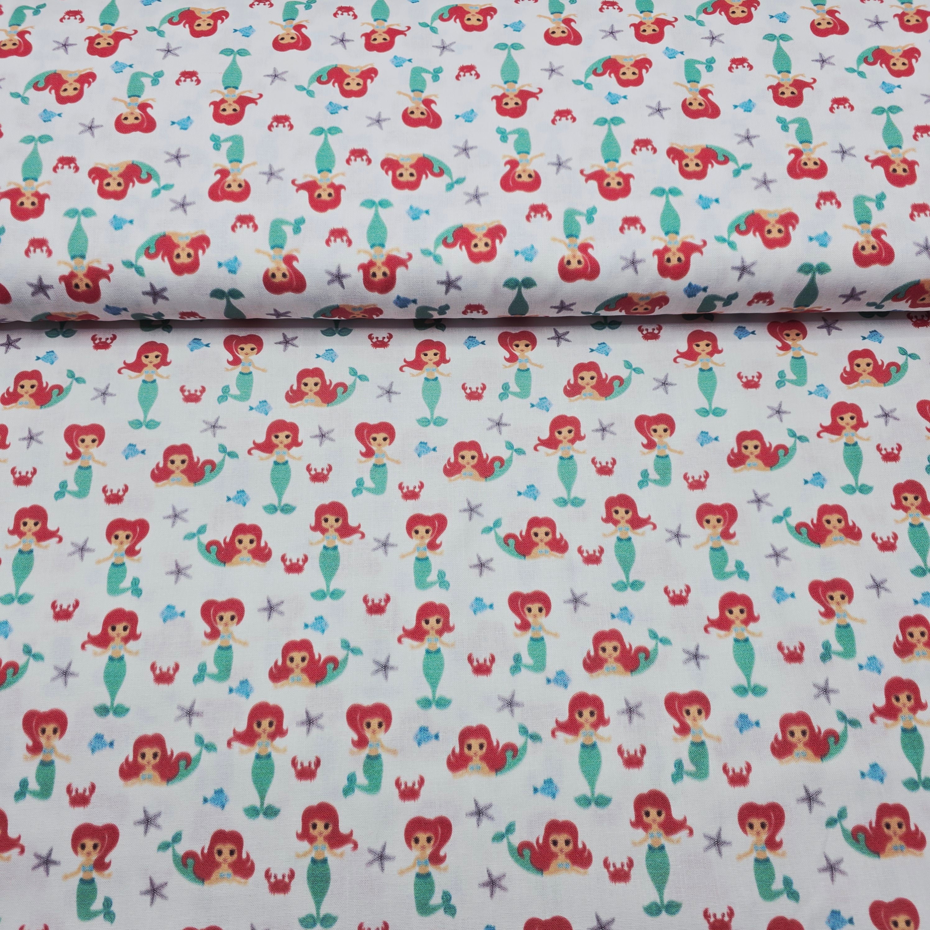 100% Cotton Print - Mermaid – The Fabric Counter