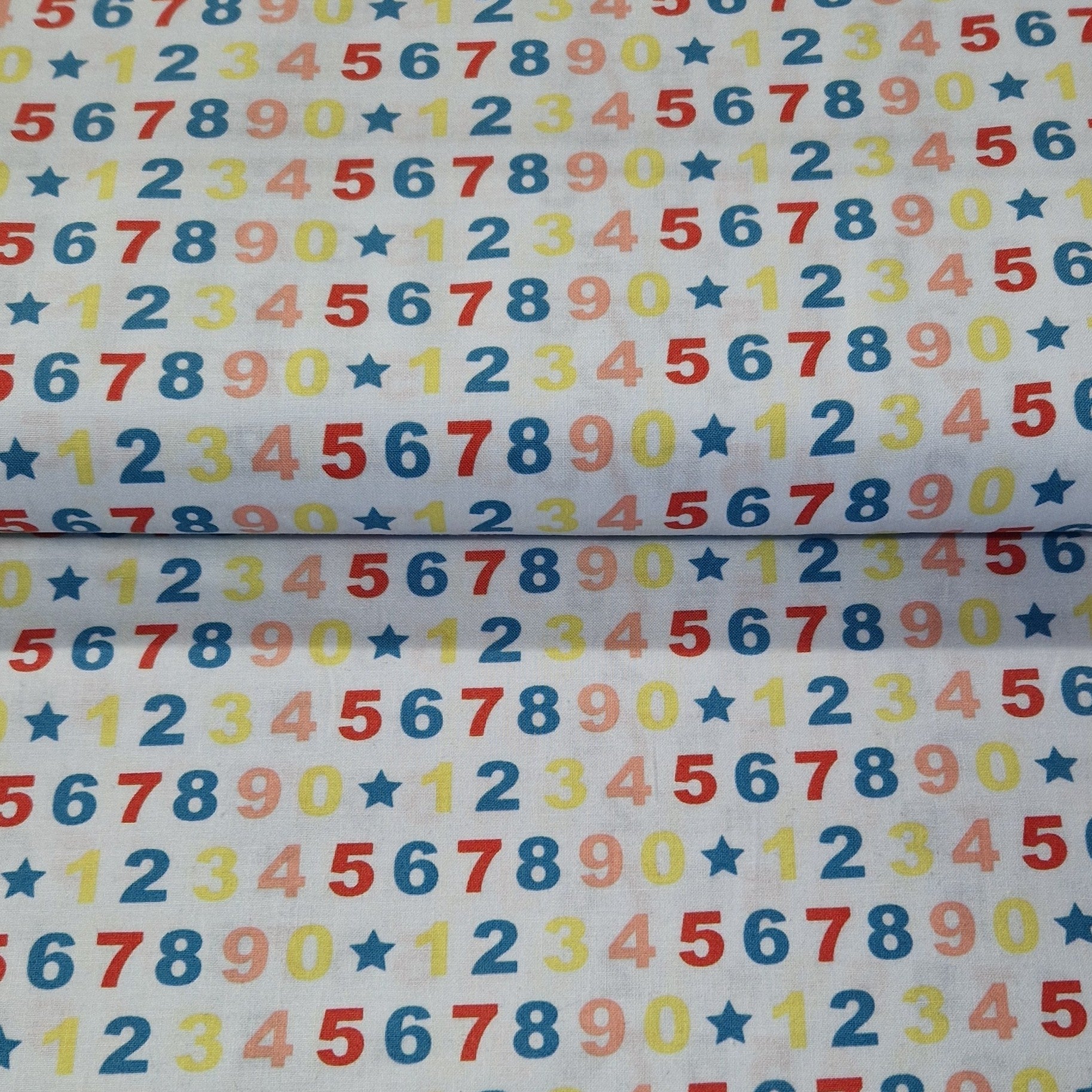 100% Cotton Print - Numbers – The Fabric Counter
