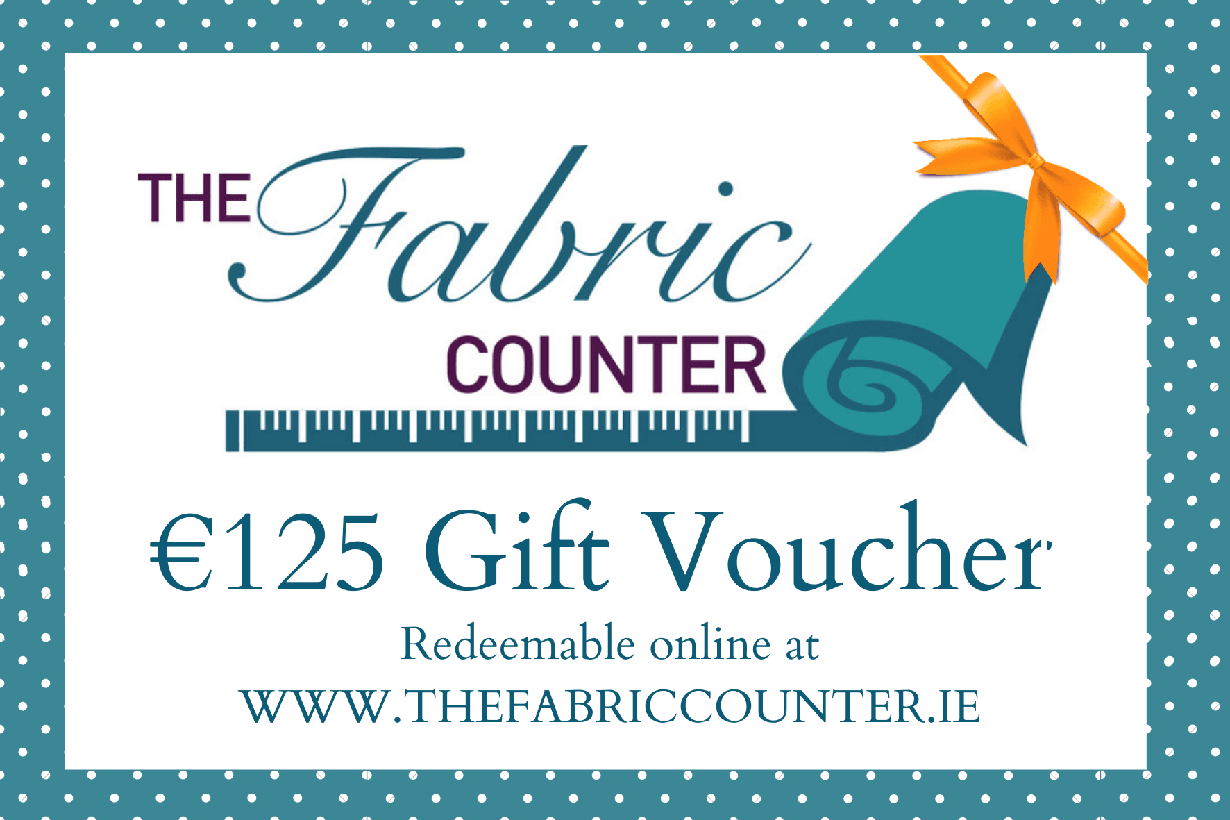 €125 Gift Voucher – The Fabric Counter