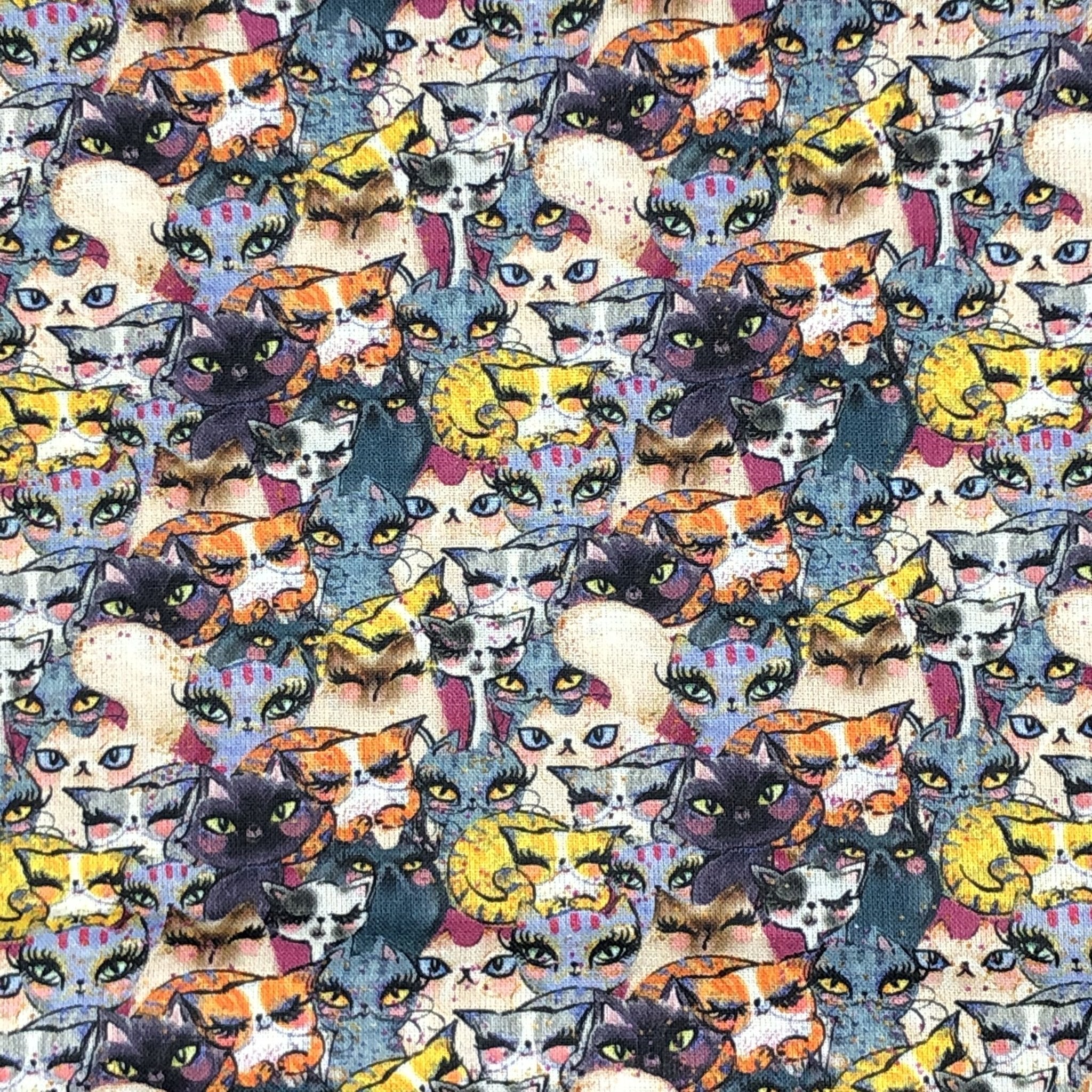 Cats Digital Cotton Print – The Fabric Counter
