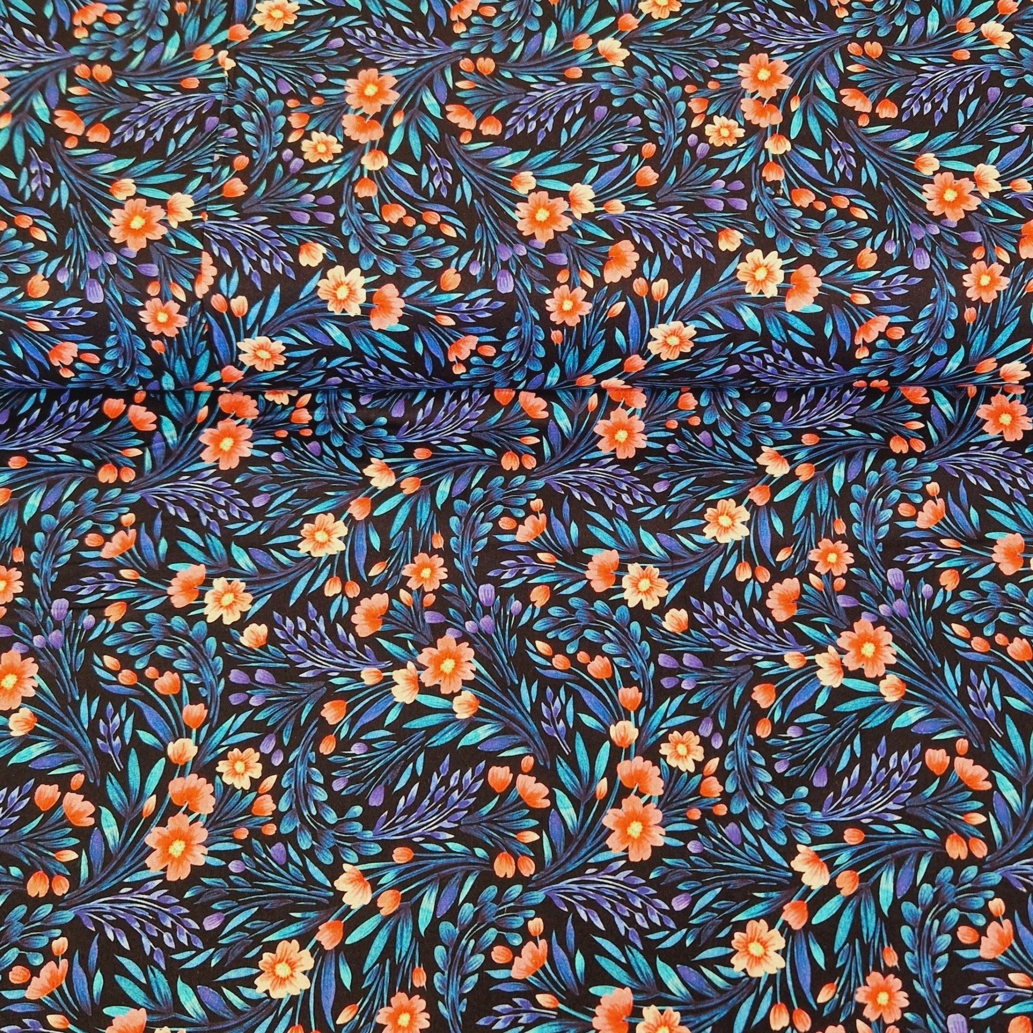 Digital Cotton Print - Floral – The Fabric Counter