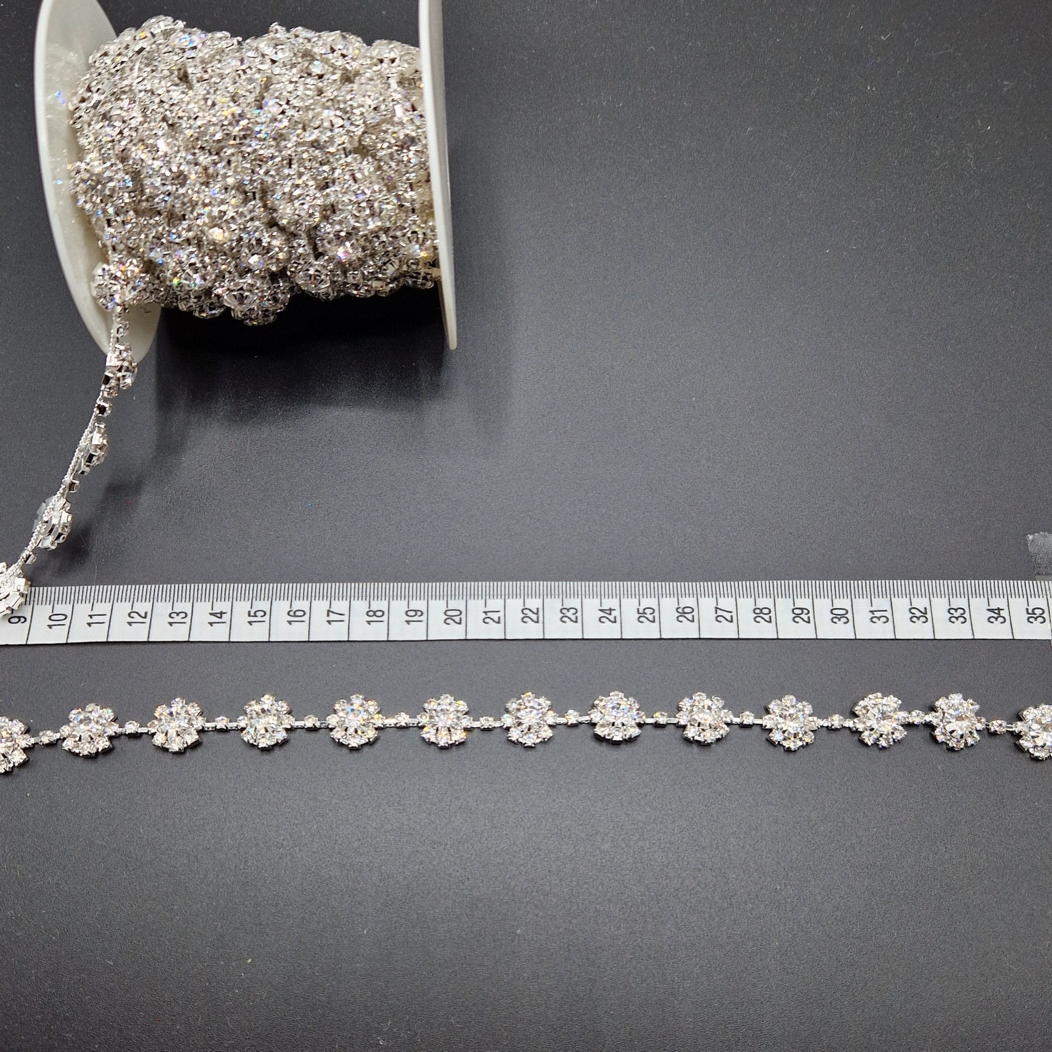 Heavy Rhinestone Trim 442 – The Fabric Counter