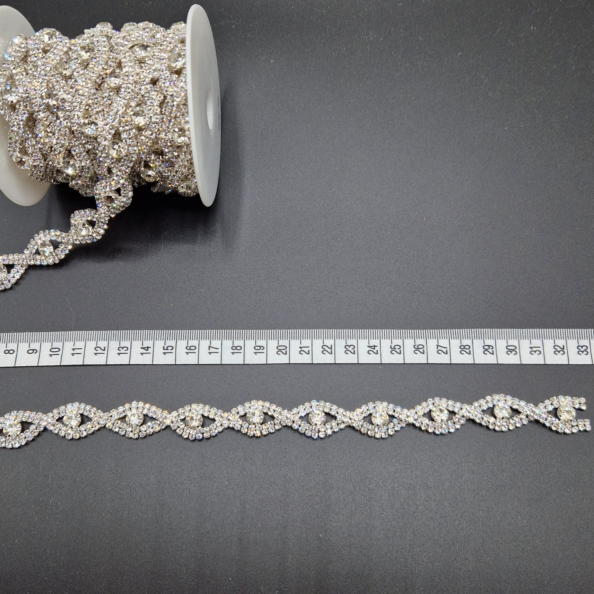 Heavy Rhinestone Trim 444 – The Fabric Counter