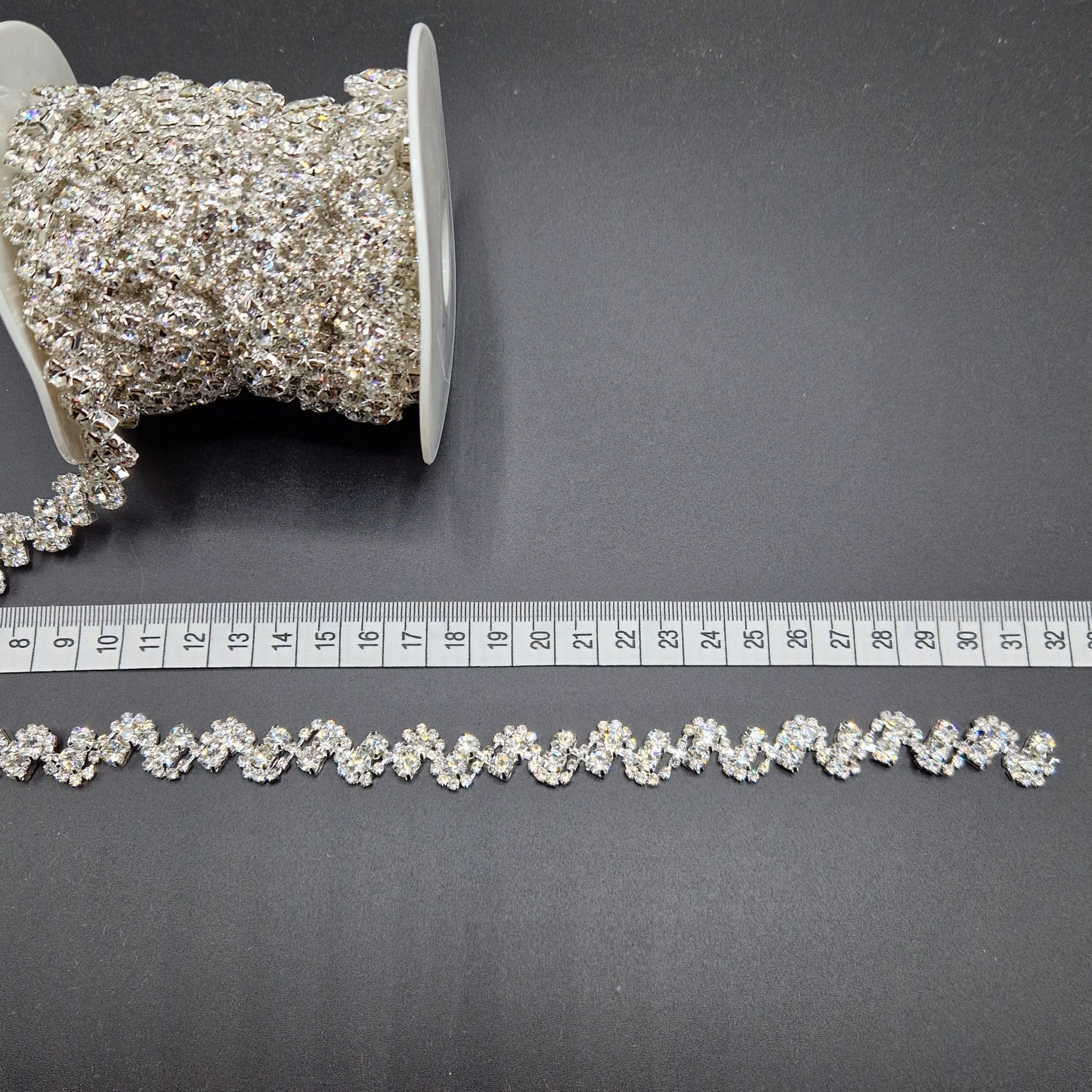 Heavy Rhinestone Trim 488 – The Fabric Counter