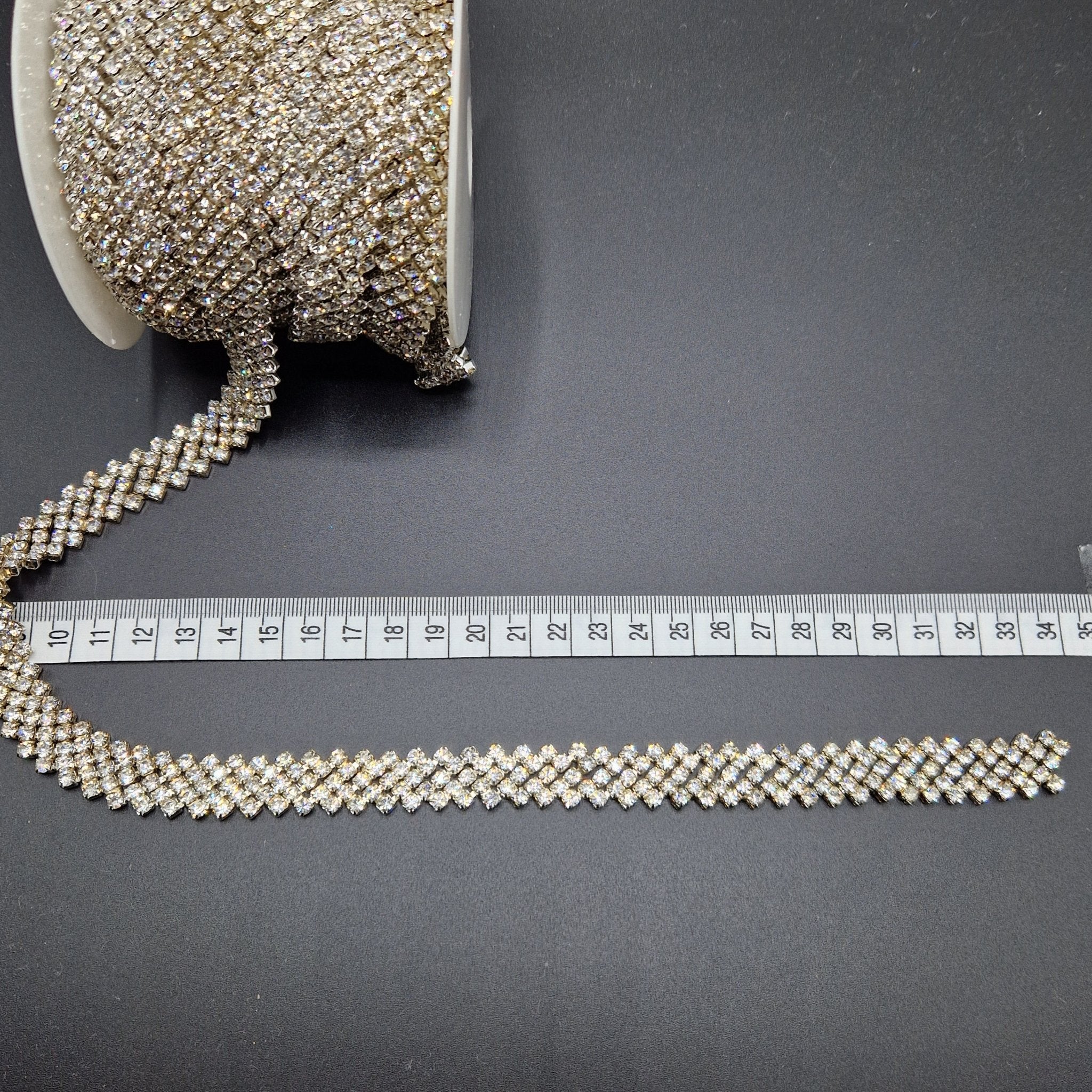 Heavy Rhinestone Trim 555 – The Fabric Counter